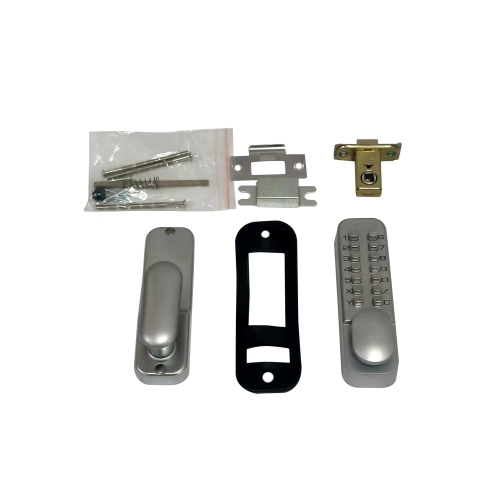 Brendale Push Button Gate Locks: Black, Silver, White Options
